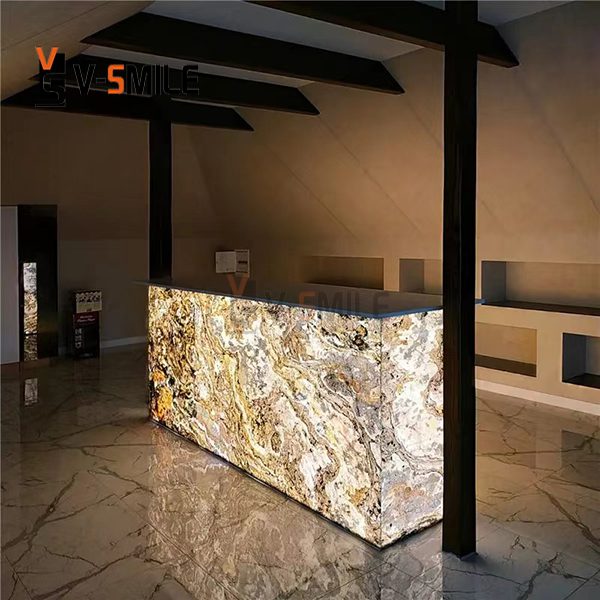Translucent Stone Veneer Onyx Stone Interior & Exterior Wall Decorative ...