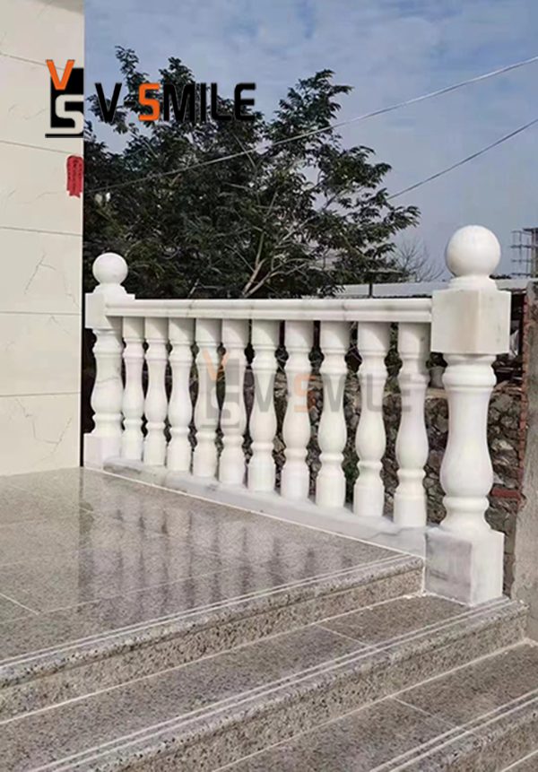 Factory Wholesale Natural Stone Decorative Balustrades Railing Granite ...