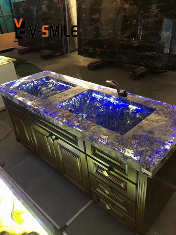 Luxury custom checkout bars table stone bar counter for night club cash ...