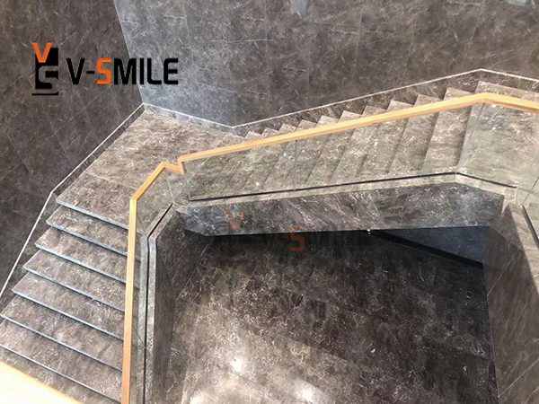 High Quality Marble Step Stairs Tiles Polished Marble Tiles Grey ...